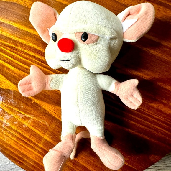 Warner Bros. | Toys | Vintage Animaniacs Pinky And The Brain 6 Plush ...